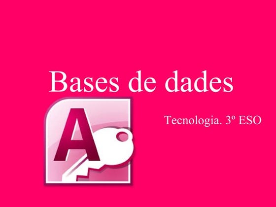 Base de dades | PDF