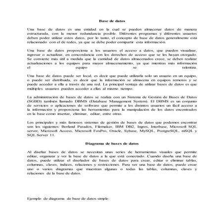 Perspectiva practica de la administracion de base de datos | PPTX