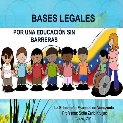 Bases legales educación especial | PDF