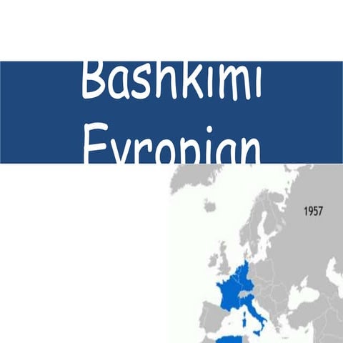 Bashkimi evropian | PPTX