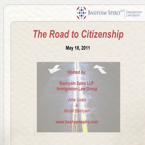 The Road to Citizenship | PPT | Adoption and Fostering | Parenting