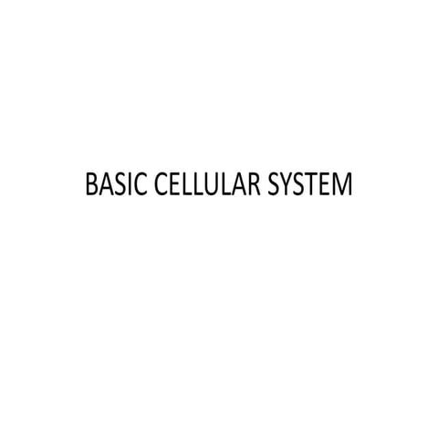 Basic celluar-system | PPT