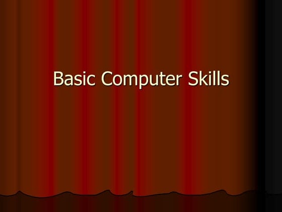 MOUSE SKILLS FOR BEGINNERS.pptx
