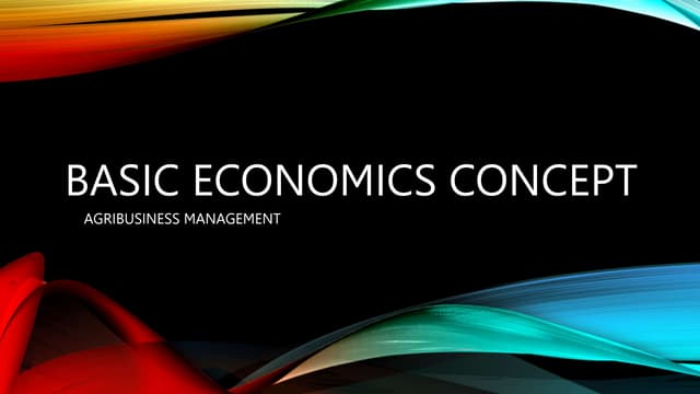 Lecture 1 Chapter 01 Welcome to Economics.pptx