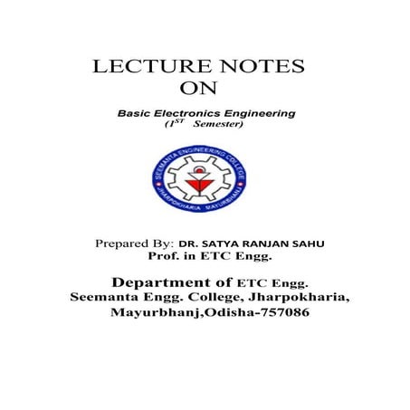 Basic Electrical Engineering First Semester Odf Pdf