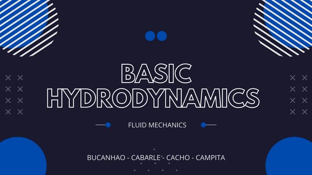 Specific Energy Curves | PPTX