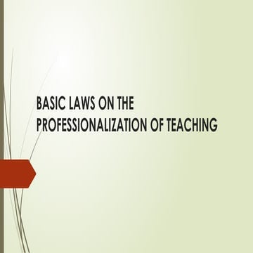 Presidential decree no. 1006 | PPTX