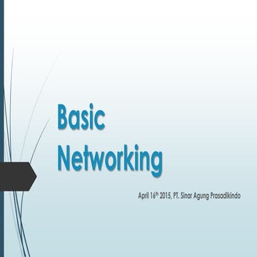 Basic Networking | PPTX