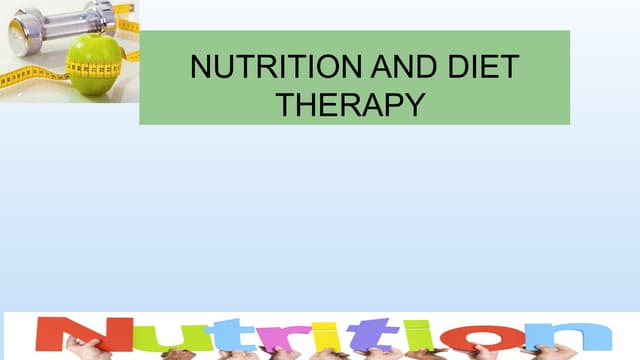 Basic concepts of Nutrition | PPTX