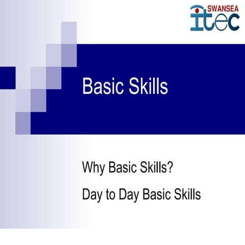 Life skills - What are the basic skills | PDF