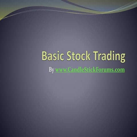 Basic Stock Trading | PPTX