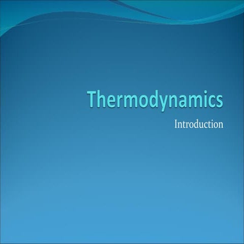 Basic Thermodynamics | PPT