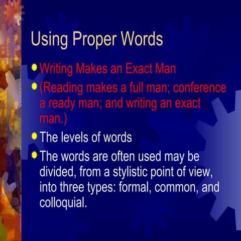 Basic Writing 3 | PPT