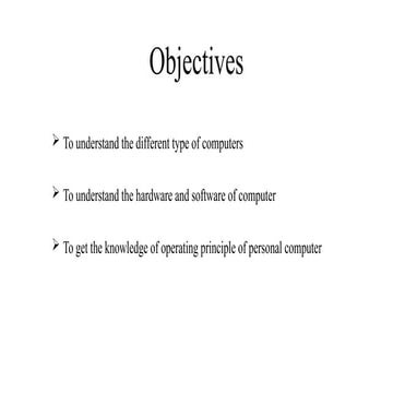 Basic part 1 of my lecture presentations | PPTX