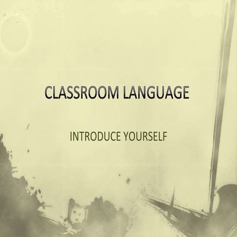 Basic 1 classroom language | PPT