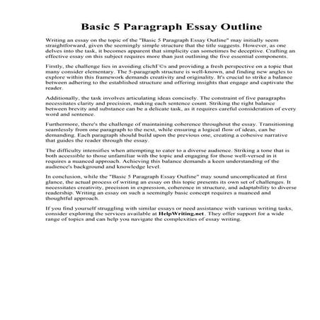 Basic 5 Paragraph Essay Outline.pdf