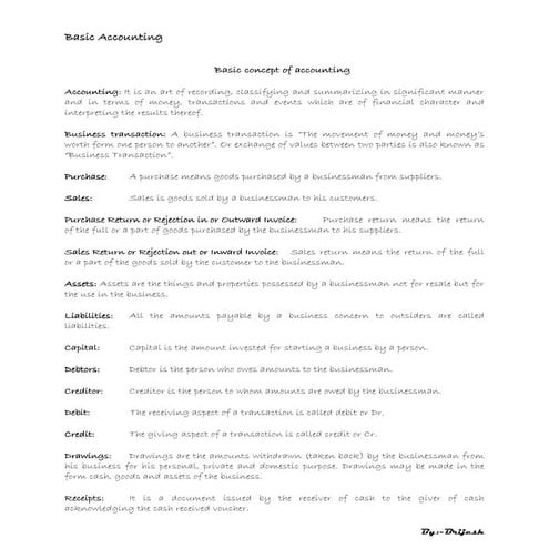 Basic accounting | PDF