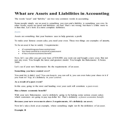 Basic accounting | DOCX | Business Accounting & Finance | Business