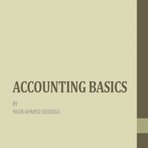 Basic accounting | PPT