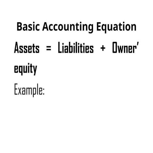 Basic Accounting Equation_Fundamental of ABM 1 | DOCX