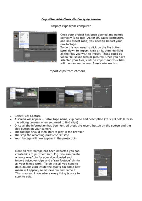 Adobe Premiere Tutorial | PPTX