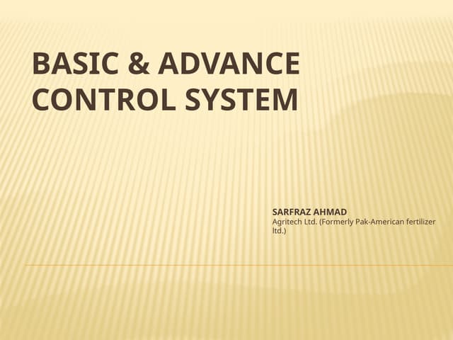 DCS - Distributed Control System | PPTX