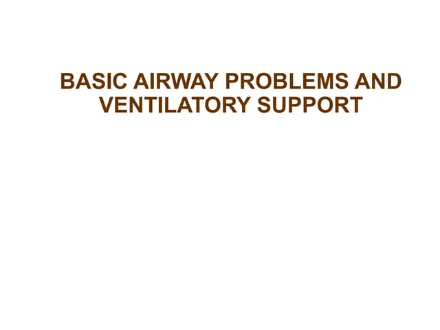 Bag and mask Ventilation | PPTX