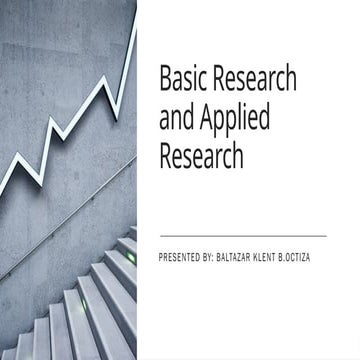 Basic and Applied Research for engineering | PPTX
