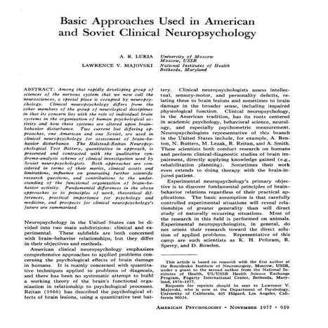 Basic approaches usa_urss | PDF