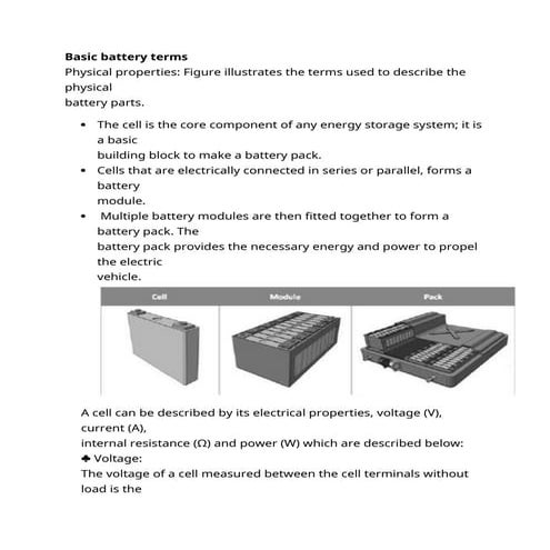 Characteristics of battery | PPTX