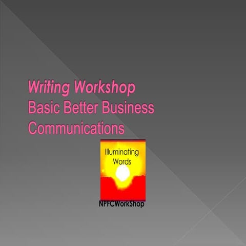 Basic Better Business Communications | PPT