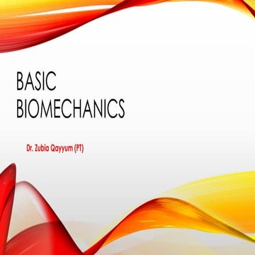 1. introduction of biomechanics | PPT