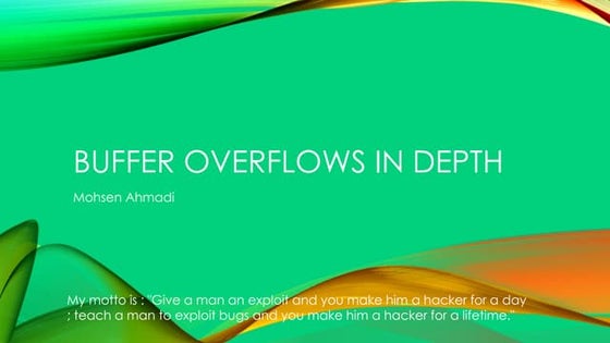 Seh Based Buffer Overflow Vulnerability Exploitation Ppt 0419