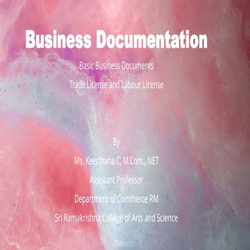 Understanding Business Documentation, Trade Licenses, and Labour ...
