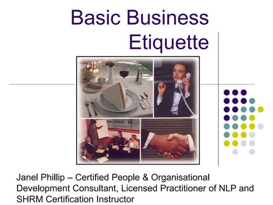 Etiquette | PPT