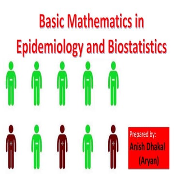 Mathematics in Epidemiology and Biostatistics (Medical Booklet Series ...