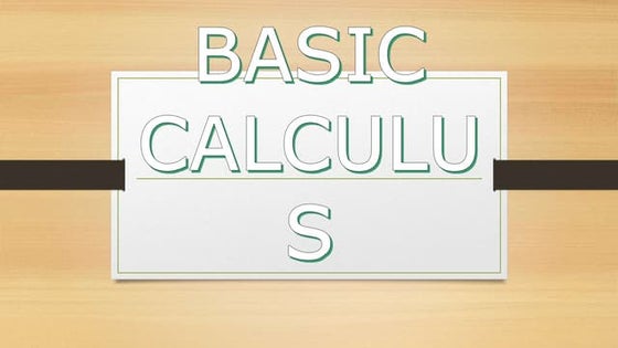 Calculus: Real World Application of Limits | PPT