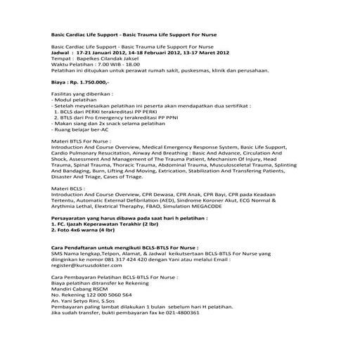 Basic cardiac life support | PDF | Free Download