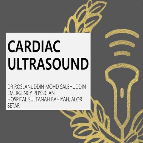 BASIC CARDIAC US.pptx | Heart and Cardiovascular Diseases | Diseases ...