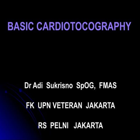 Kardiotokografi | PPTX