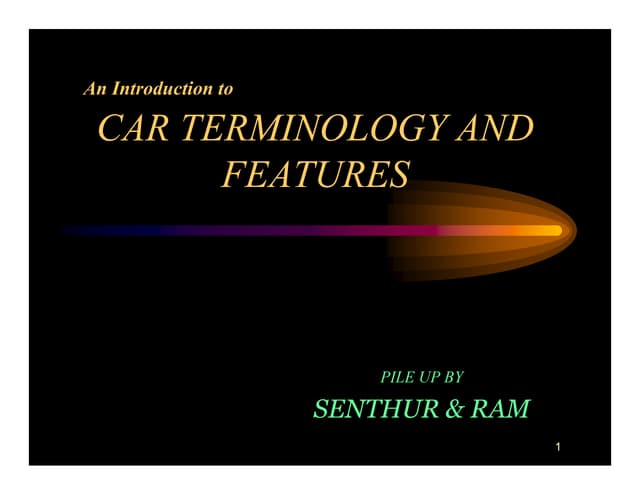 Vehicle Body Engineering Car Body Construction | PPT