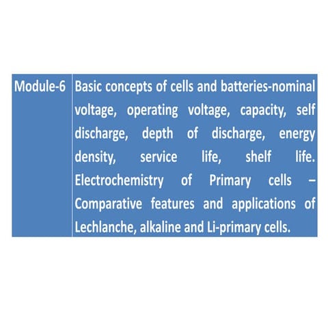 Basic cells and batteries | PDF