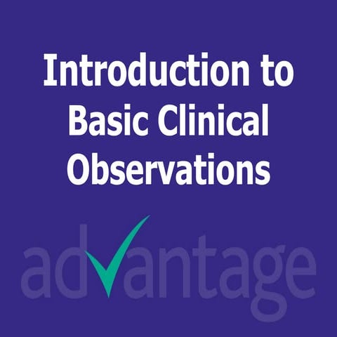 Basic clinical observations | PDF