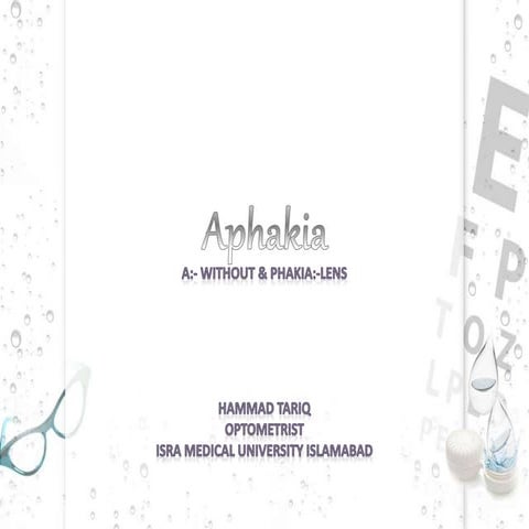 Aphakia | PPTX