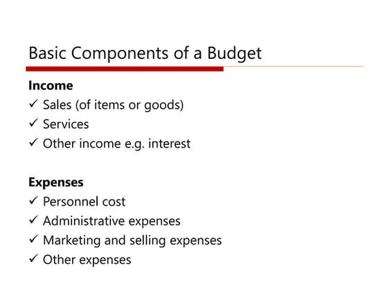 Budget classification | PPT