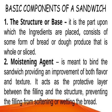 01 components of sandwich | PPTX