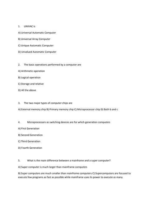Computer Input and Output Device MCQ Question | PDF Computer Input and Output Device MCQ Question | PDF