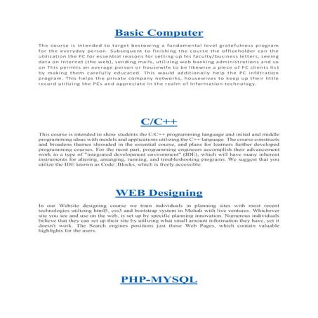 Basic Computer.docx | Web Development | Internet