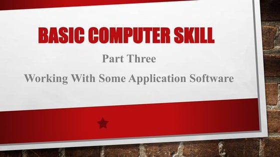 Computer Application Software and different types of Application Software | PPTX | Desktop ...