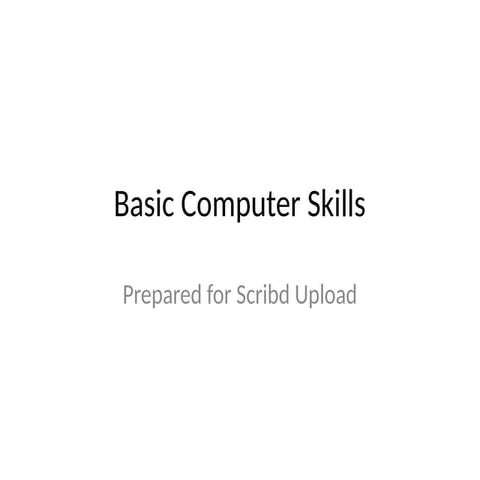 Basic Computer Skills for Beginners: Introduction to Essential Digital ...